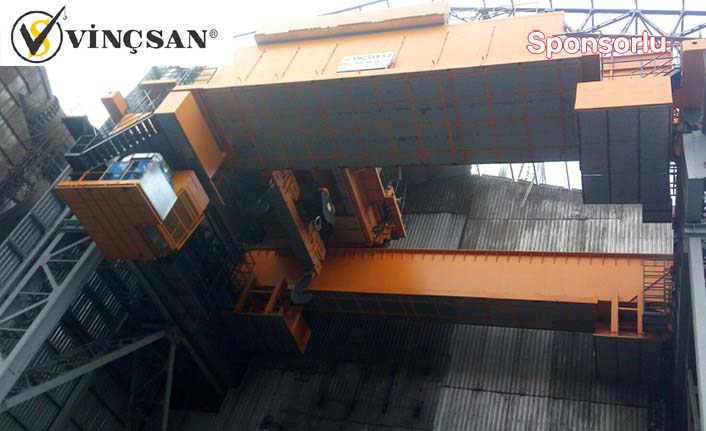 Demir çelik sektörüne özel vinçler - ST Endüstri Haber